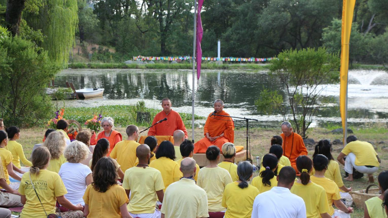 Satsang | Intro. to Meditation | Kirtan Chanting | Sivananda Yoga Farm